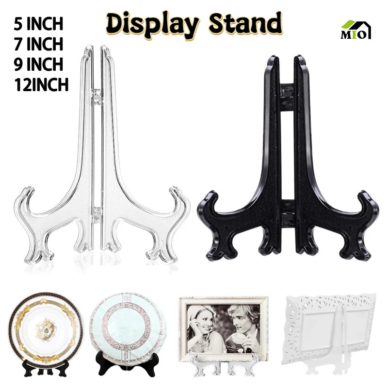 5/7/9/12 Inch Display Easel Stand Plate Bowl Picture Photo Frame ...