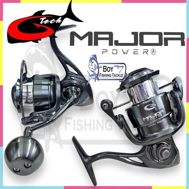 2024 GTECH MAJOR POWER SW SPINNING REEL G-TECH G TECH FISHING REEL ...