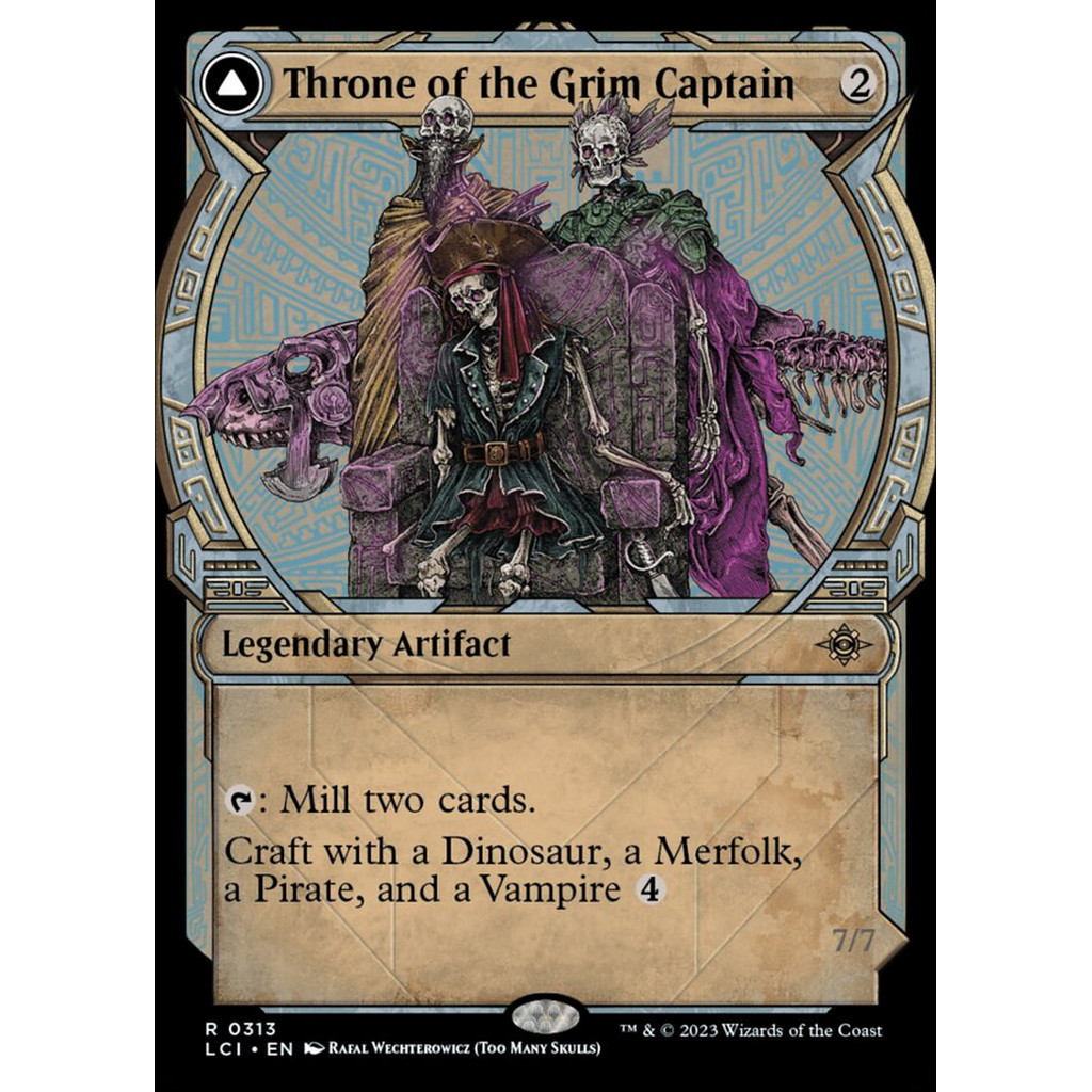Throne of the Grim Captain // The Grim Captain (Showcase) [The Lost ...