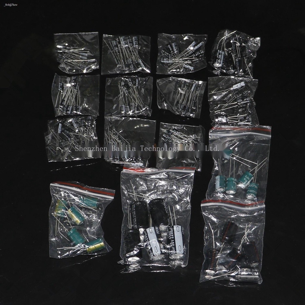 COD/15 kinds of 120 1uF - 2200uf 50V aluminum electrolytic capacitor ...