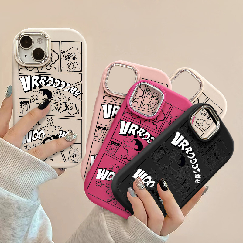 Personalized Manga Crayon Shin Chan Phone Case Compatible for Iphone 15 ...