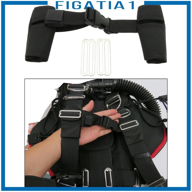 [figatia1] Diving Chest Buckle Side Mount Multifunctional Quick Release Harness Chest Strap ...