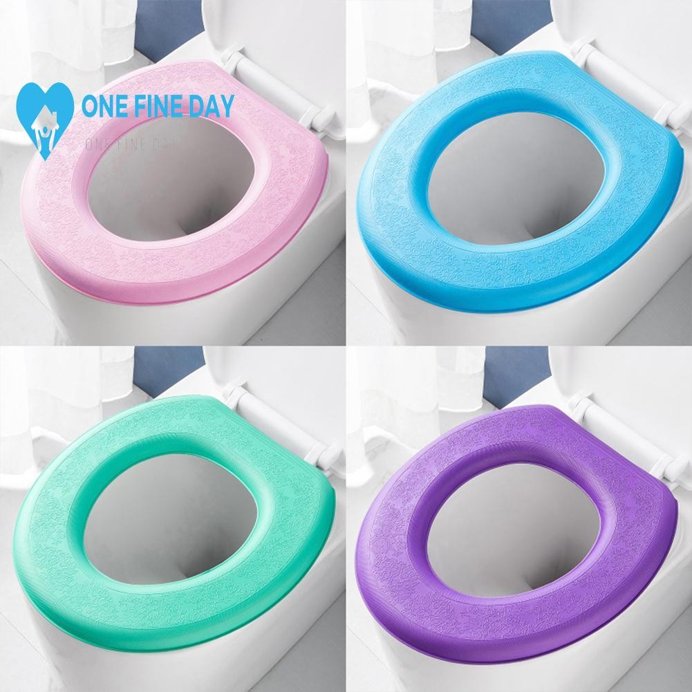 Toilet Mat Waterproof Foam Toilet Mat Thickened Paste Toilet Universal ...