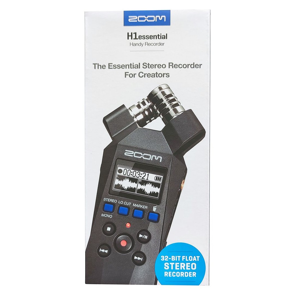 Zoom H1essential Handy Recorder - 32-Bit Float Portable Stereo Audio ...