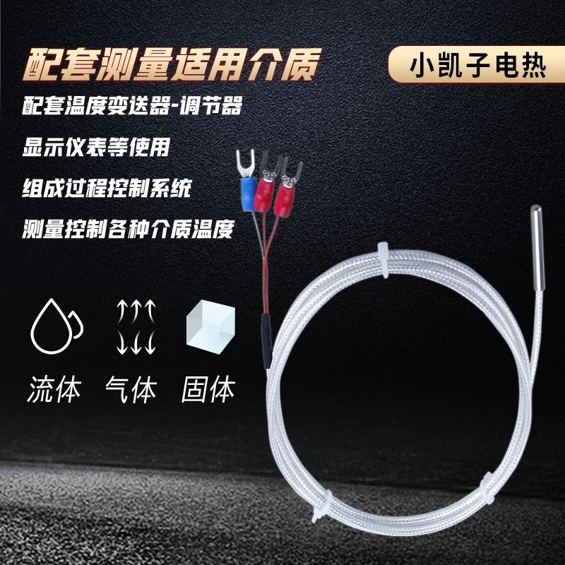 Pt100 temperature sensor platinum thermal resistance roller mouth ...