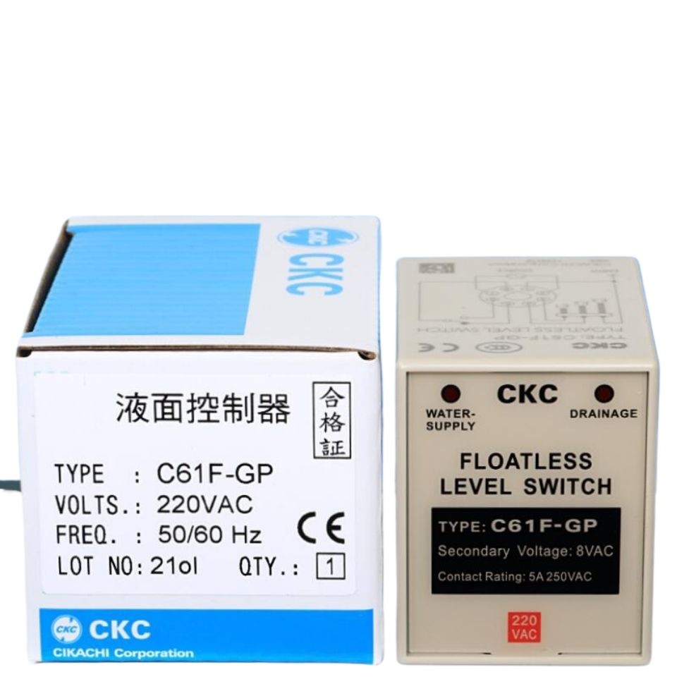 CKC tinner liquid level relay C61F-GP220 water level switch water pump water level controller ...