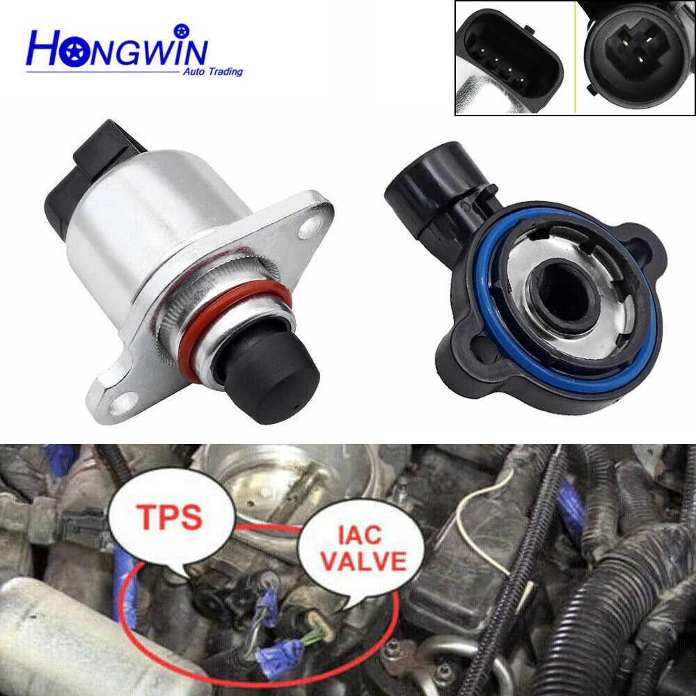 Throttle Position Sensor TPS Idle Air Control Valve For Chevy GMC Buick ...