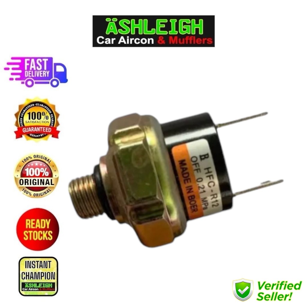 UNIVERSAL ORDINARY 2pin R12 Pressure Switch Sensor Car Aircon Parts ...