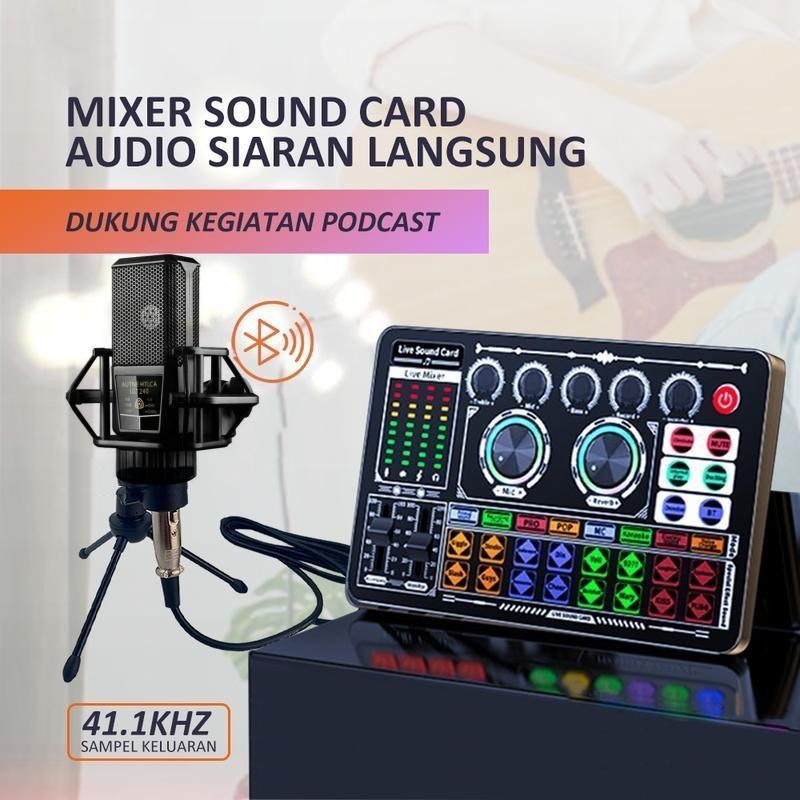 Mkc KIMISO F999 sound card microphone set, special live broadcast ...
