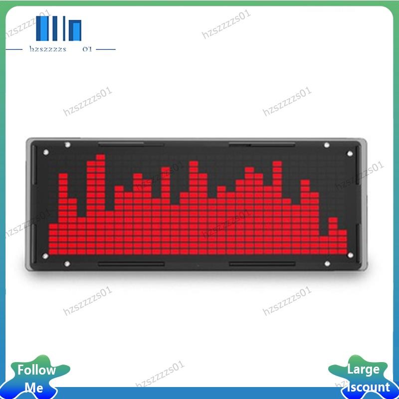 『hzszzzzs01』LED Music Spectrum Display DIY Kit 16X32 Rhythm Light Clock ...