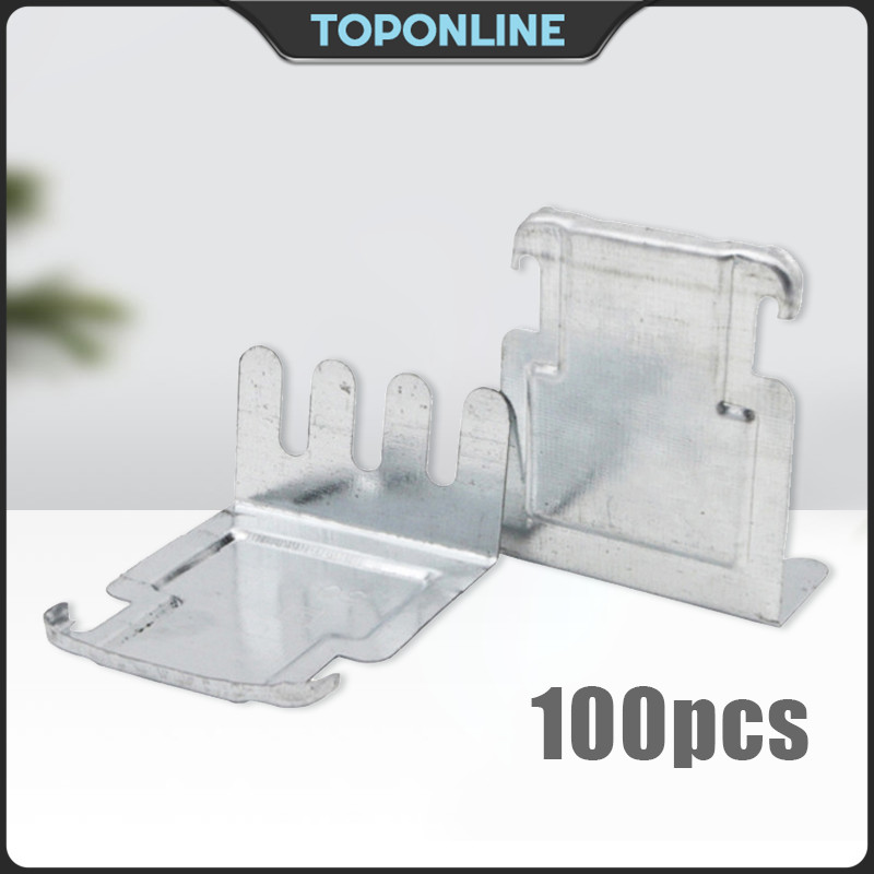 100Pcs Metal W Clip For Ceiling Work / Double Furring Clip / C-Channel ...