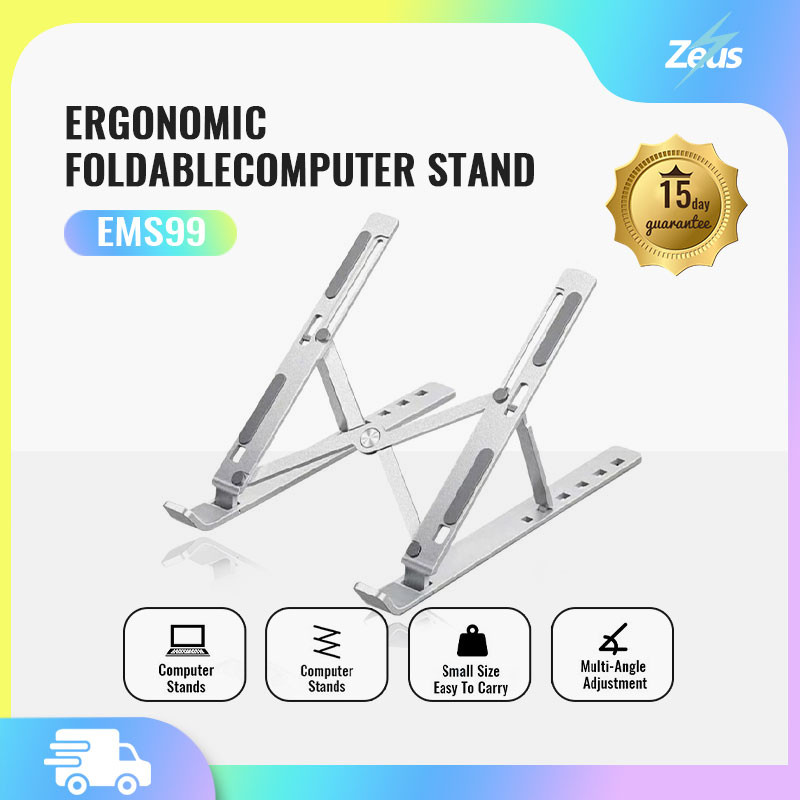 Zeus Laptop Stand Aluminum Alloy Foldable Portable Laptop Heighten ...