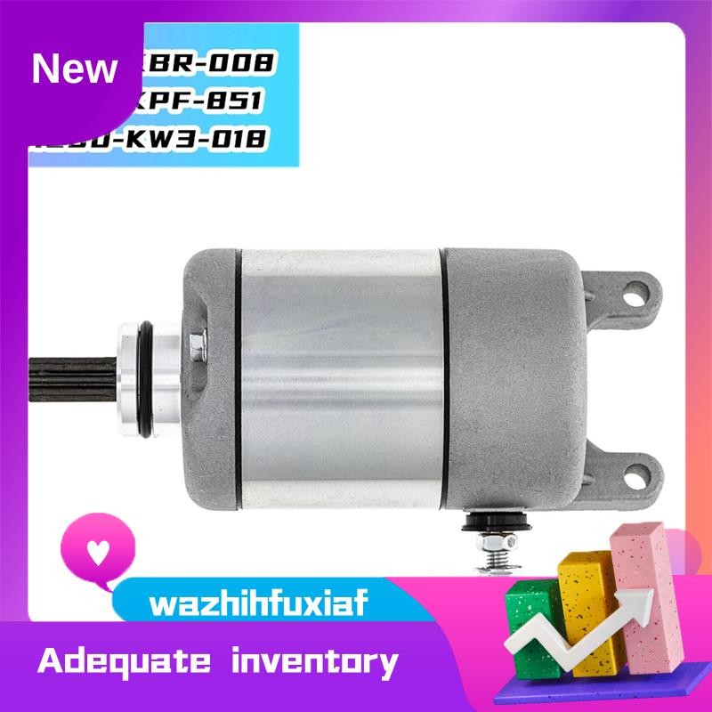 wazhihfuxiaf Engine Starter Motor for Honda XL250 XR250 CBX250 NX250 31200-KBR-008 31200-KPF-851 ...