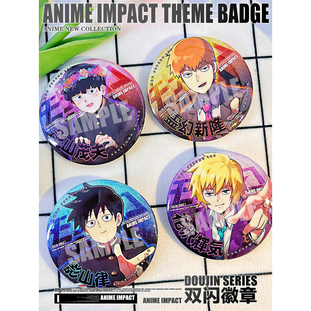 Spiritual Energy 100% Animation Merchandise Fantasy Kageyama Shigeru Shinaka Kageyama Ryu Kagura ...