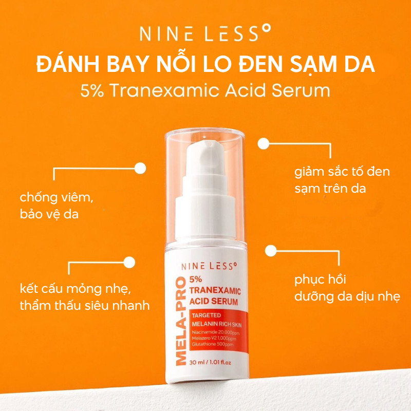 Nine Less Mela-Pro 5% Tranexamic Acid Serum 30ml | Shopee Philippines