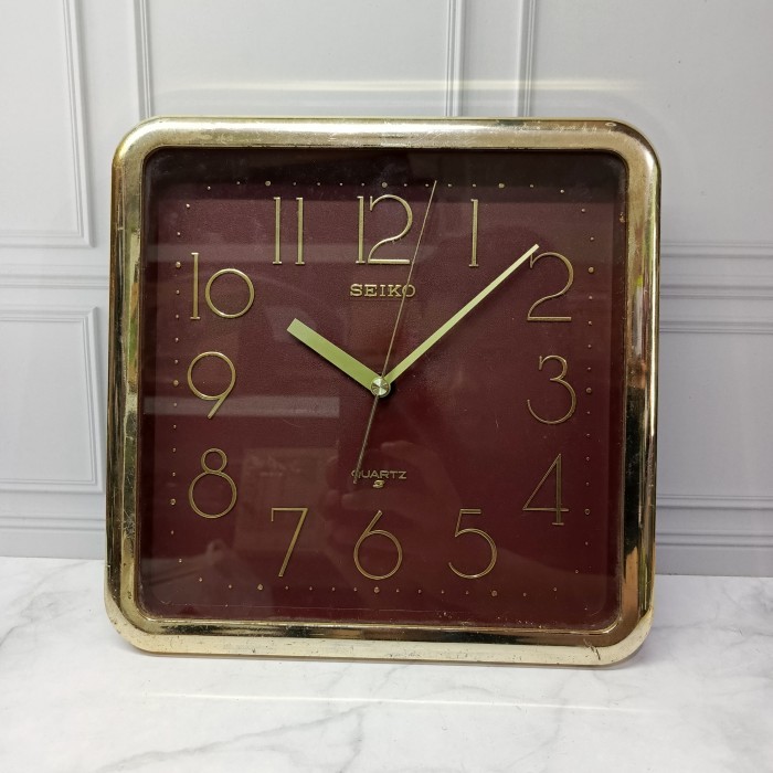 MERAH Original Red Box Seiko Wall Clock | Shopee Philippines