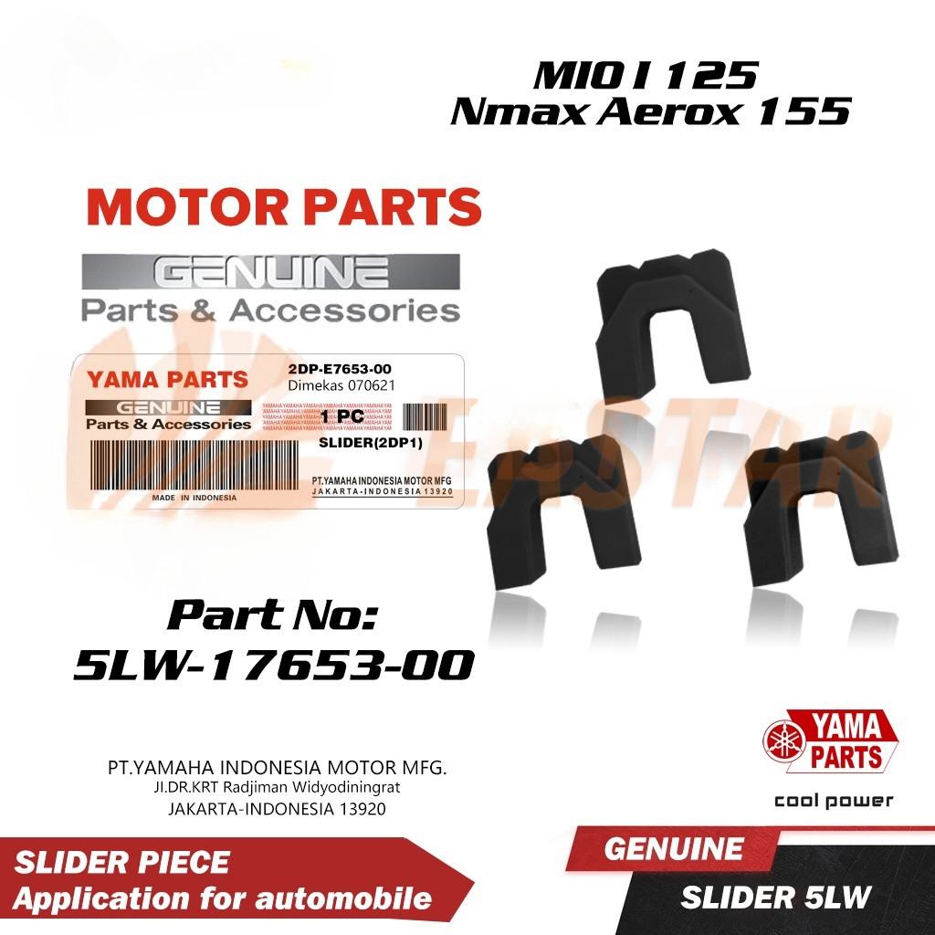 Pulley Slide Slider Piece / Slider ALL Mio, Aerox/Nmax (Sold per Piece ...