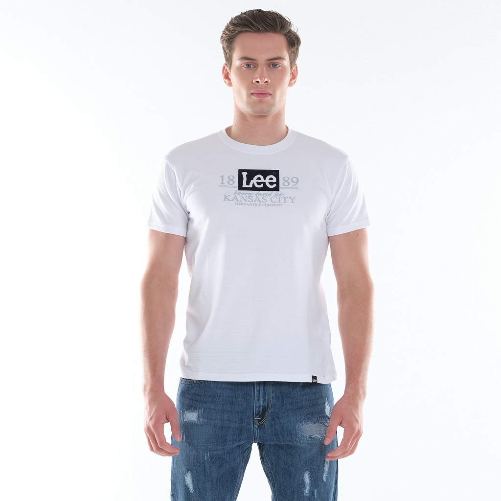 Lee Logo T-Shirt Short Sleeve for Men | Shopee Philippines
