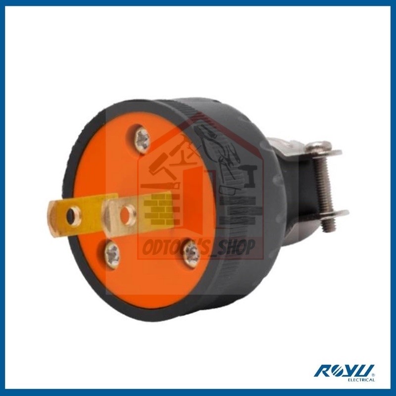 Royu regular plug rubber plug 10A 250V. heavy-duty 15A 250V | Shopee ...