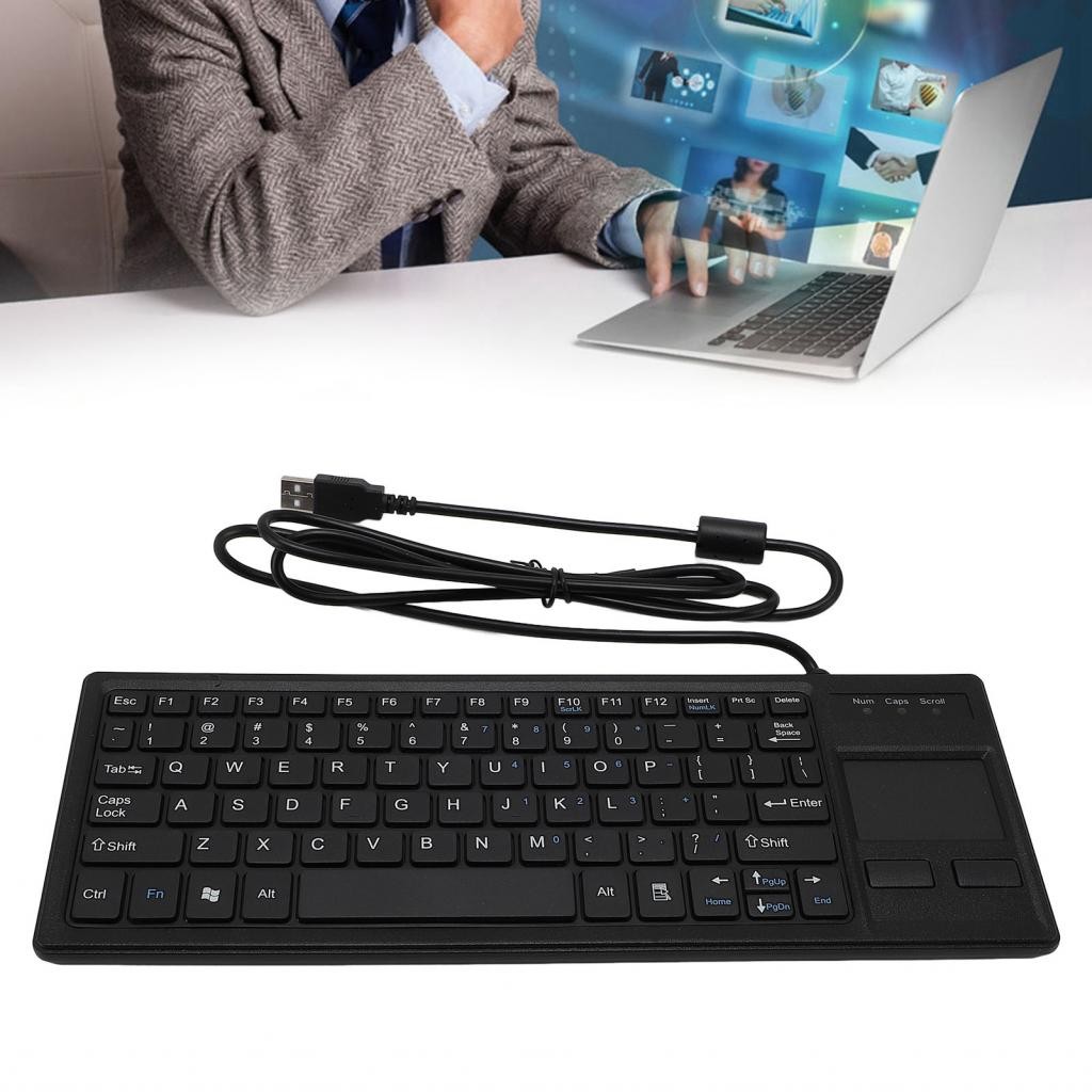 Eleganthome Mechanical USB Keyboard HUB Function Support Wired Computer ...