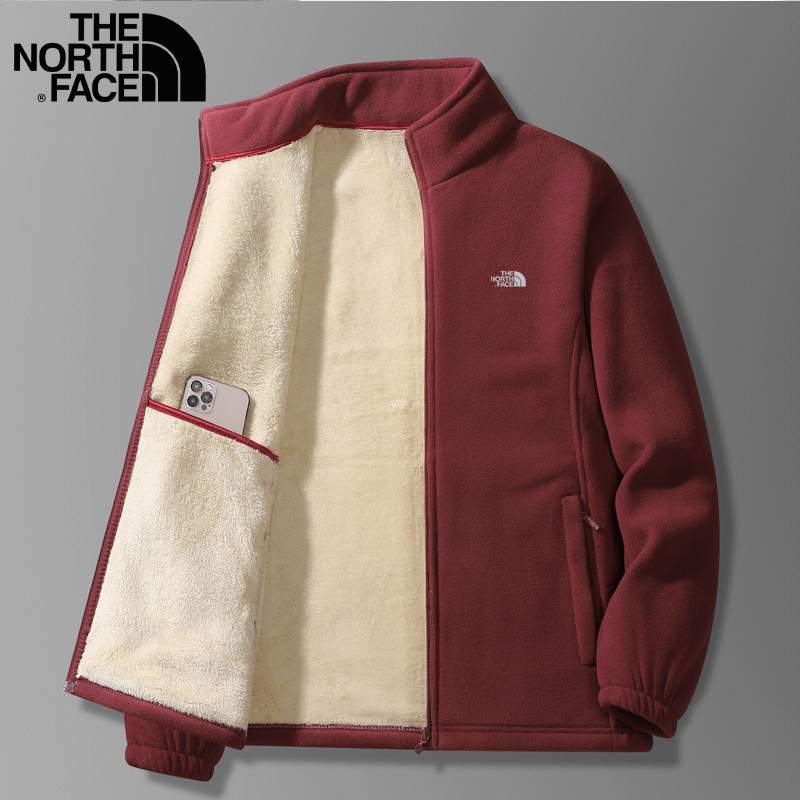 The North Face Double Sided Velvet Stand Up Collar Warm Jacket, M-8XL ...