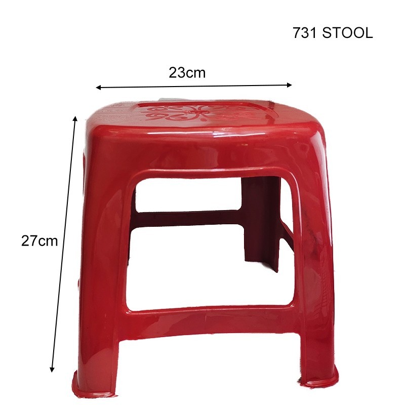 RAINBOW 3IN1 BANGKITO PLASTIC COL PLASTIC SQUARE STOOL-3PCS SET SHOWER ...