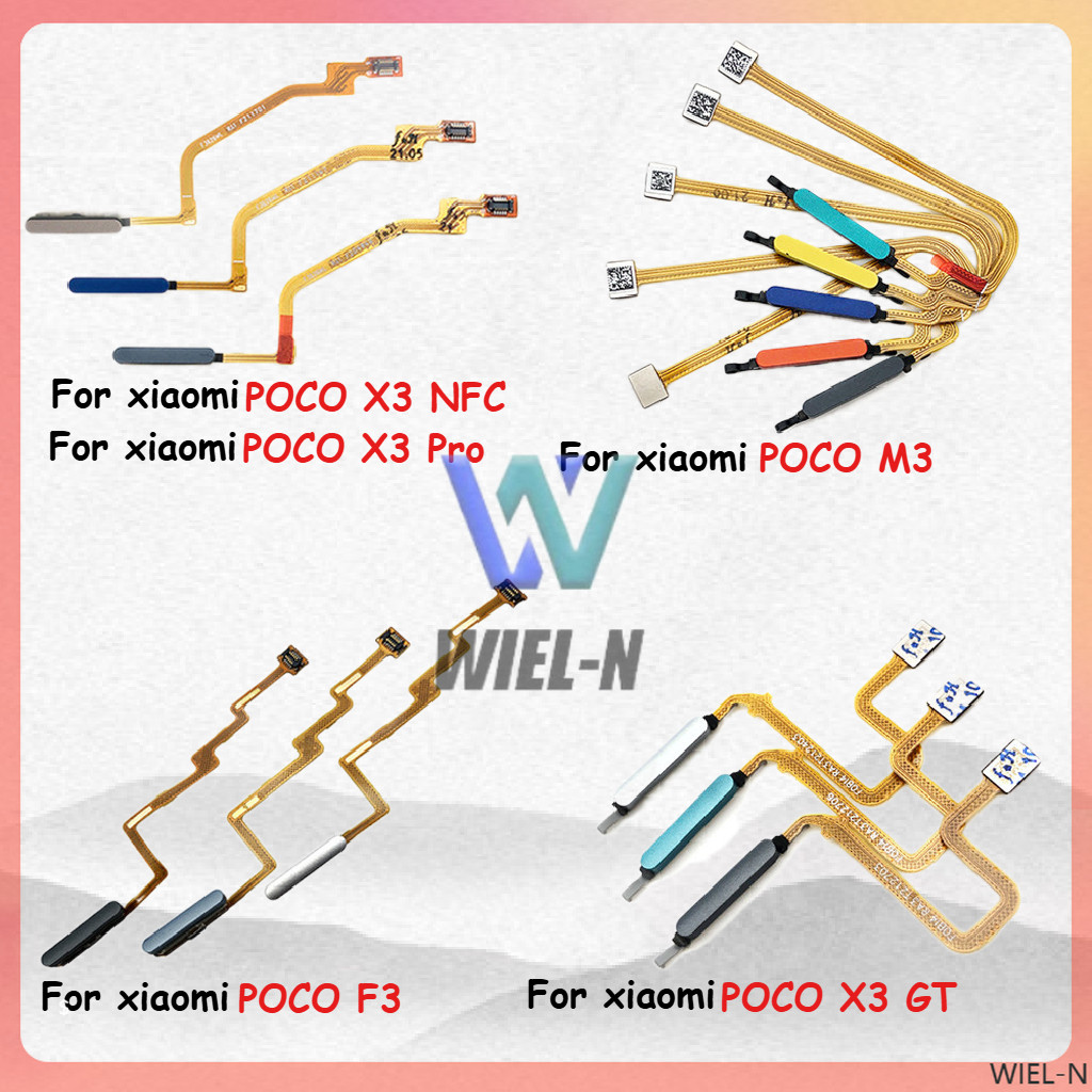 For Xiaomi Poco M3 F3 X3 NFC Pro X3 GT Home Button Fingerprint Touch ...