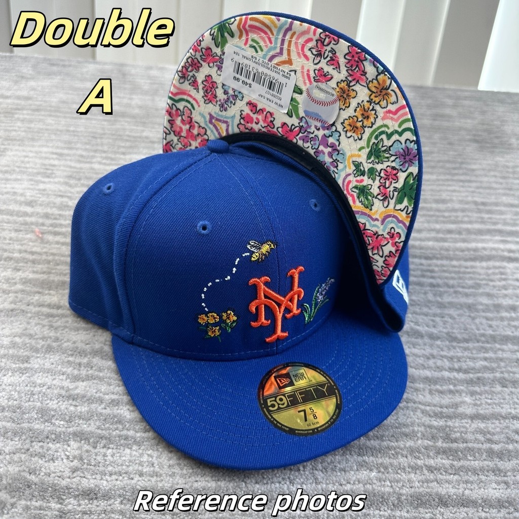 Major League Baseball New York Mets Watercolor Floral Fitted Hat ...