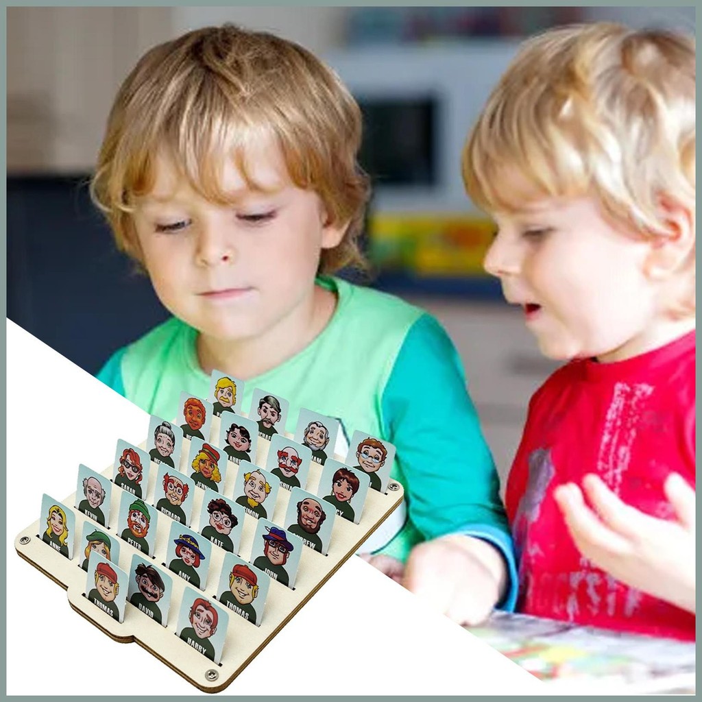Guessing Who Game Family Night Fun Board Game Fun Classic Educational ...