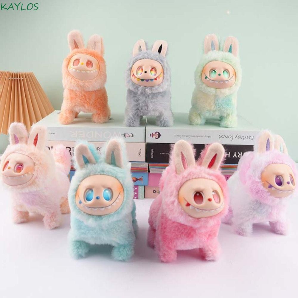 KAYLOS Electric Labubu Toy, Silicone Face Electric Dog Running Singing ...