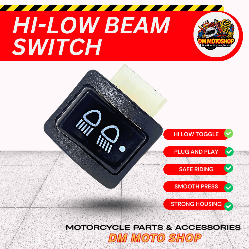 Hi-Lo Beam Headlight Switch â€“ Fits Honda Wave 100/125i | Hi-Lo Switch ...