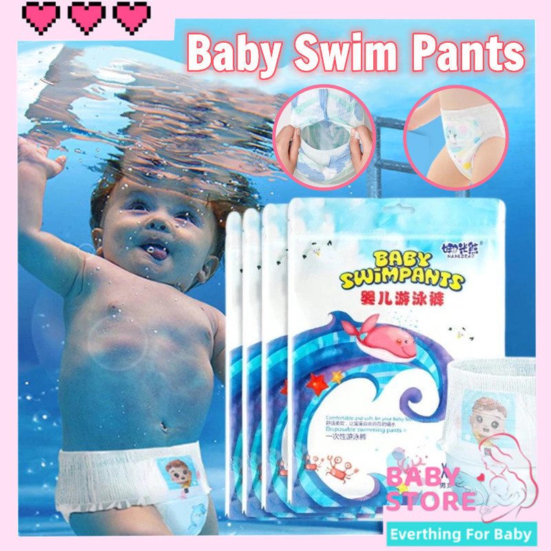 Baby Swimming Diapers Leakproof Waterproof Infant Pools Pull-up Pants ...