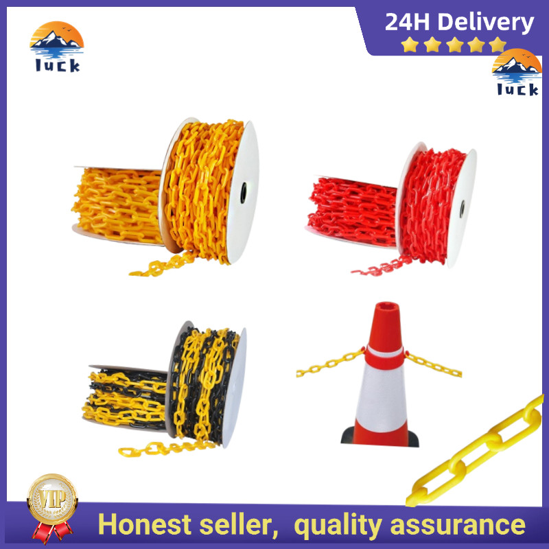 6mm/8mm 5M Traffic Safe Warning Cone Chain Plastic Chain Barrier Post ...