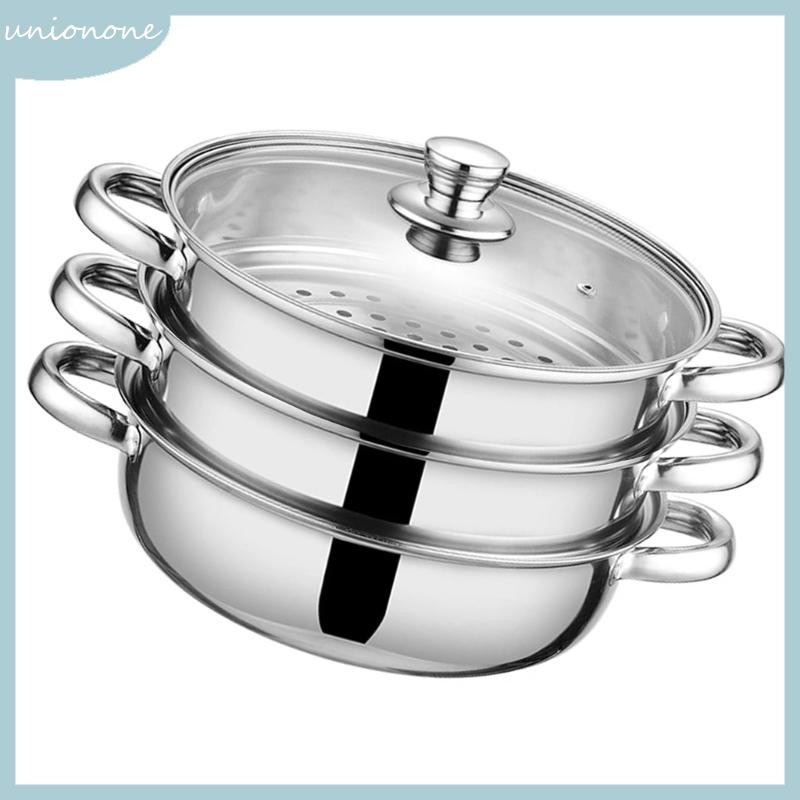ONE Multi Purpose 3 Layer Steamer Dishwasher Safe Stainless Steel ...