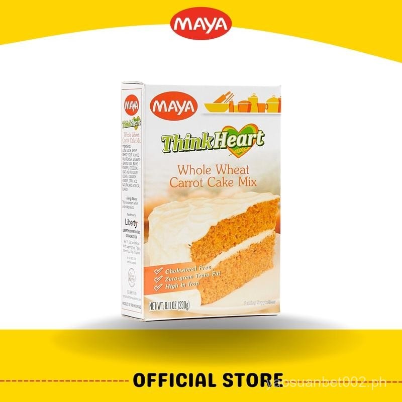 MAYA Think Heart Whole Wheat Carrot Cake Mix 230g | Shopee Philippines