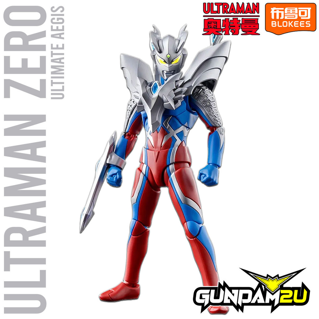 ((19CM) BLOKEES Ultraman Zero Ultimate Aegis Legend Edition-Model Kit ...
