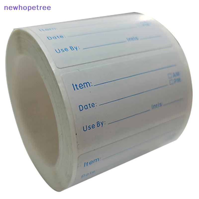NTPH 500pcs/roll Kitchen Sticker Refrigerator Freezer Food Storage Date ...
