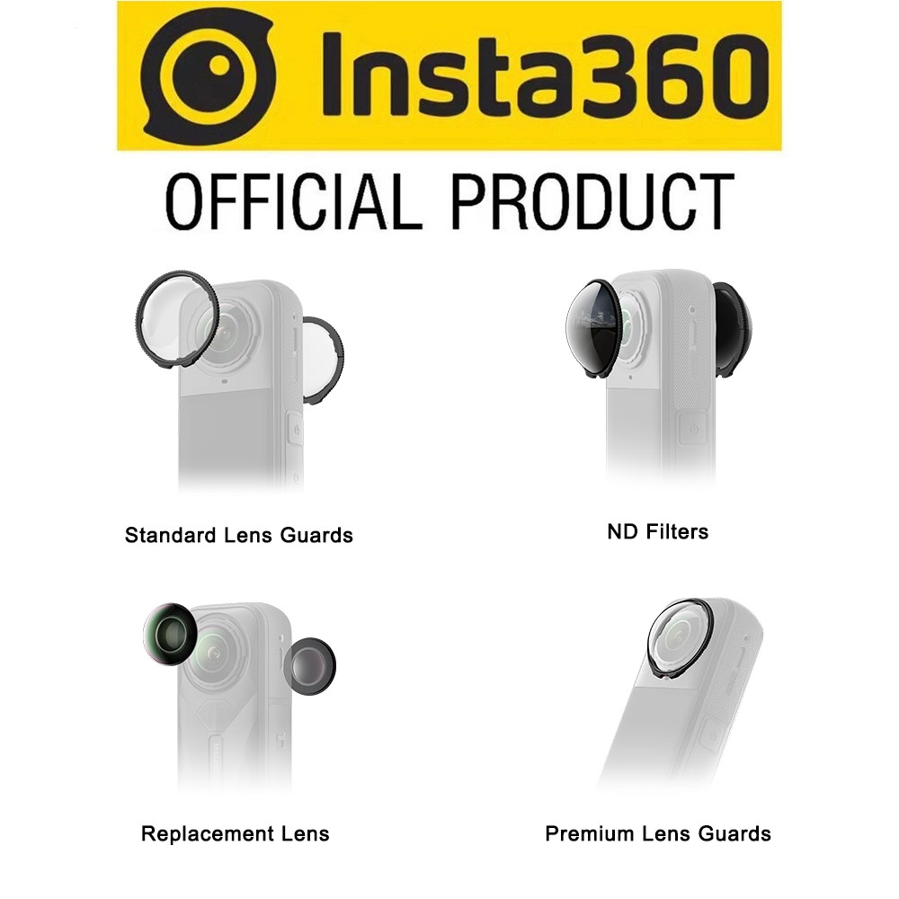 Insta360 X5 Lens Accessories—Insta360 X5 Replacement Lens kit、X5 Lens ...