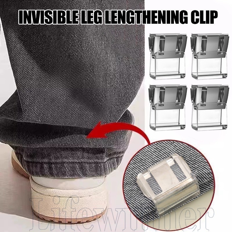 20/5Pcs Retractable Trouser Legs Clip - for Long Pants, Sleeves - Anti ...