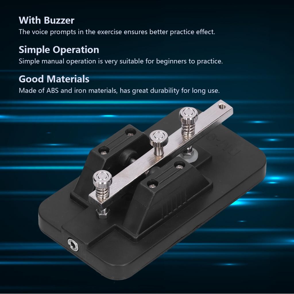 Morse Code Key Telegraph Manual CW Practice Tool with Buzzer for ...