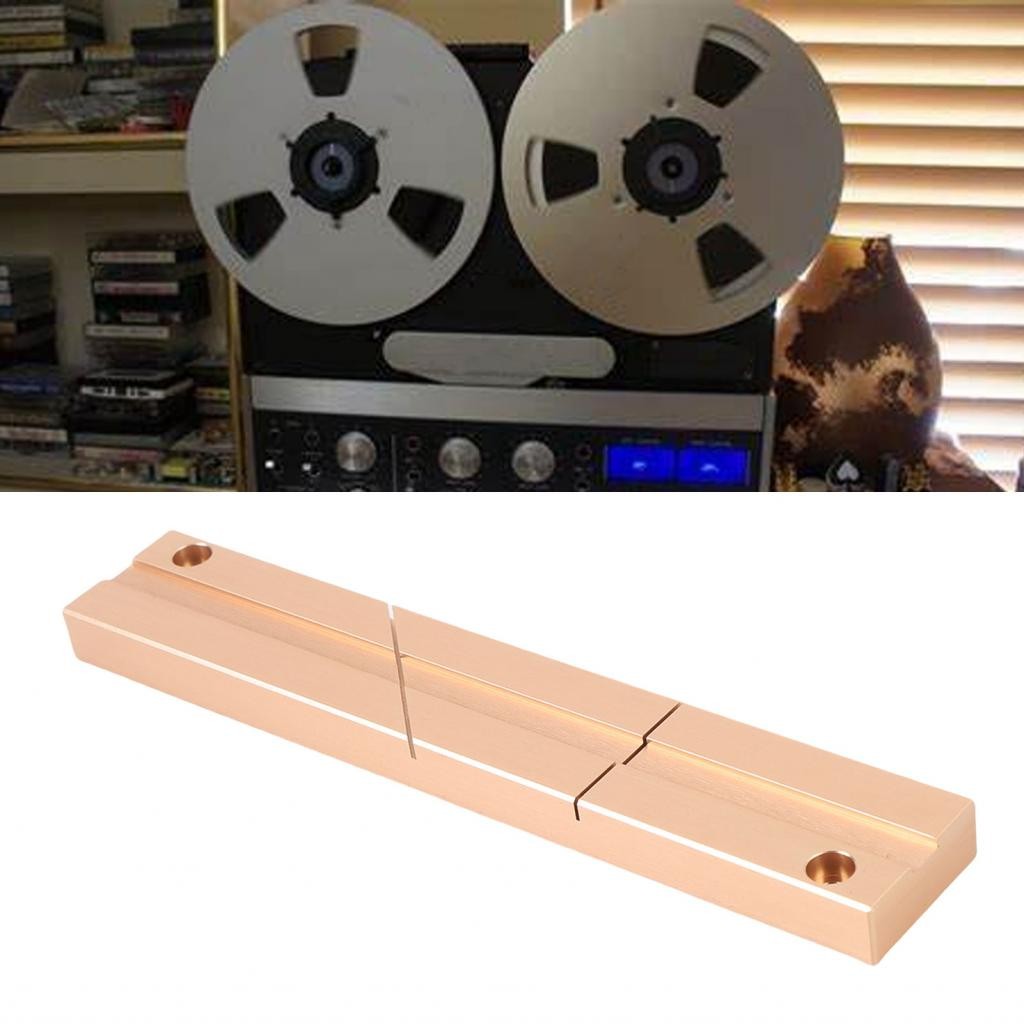 hoomy-ph 1/4 10 Inch Tape Splicing Set with Professional Block Kit for RoXdon Open Reel to Media ...