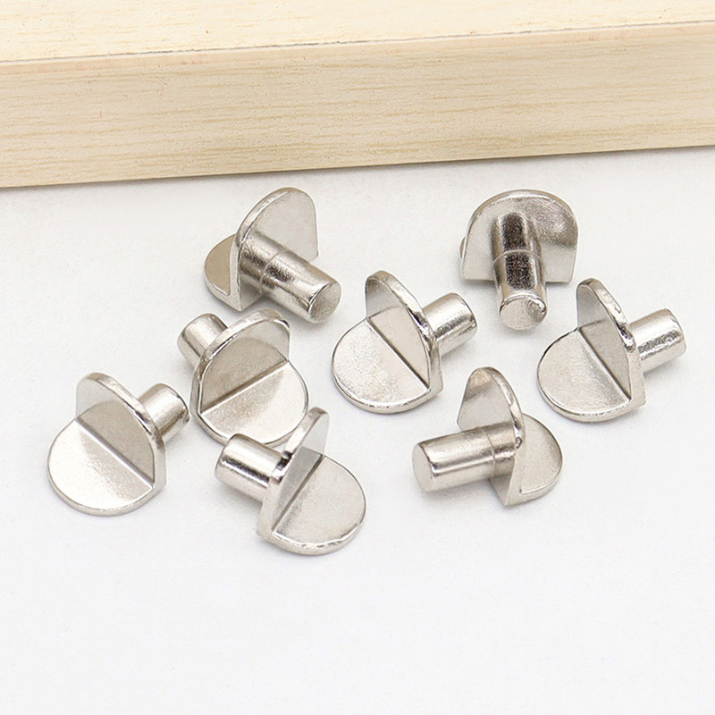 SUPERSHOP 20Pcs L-Shaped Shelf Support Studs For Fix Wooden/Glass ...