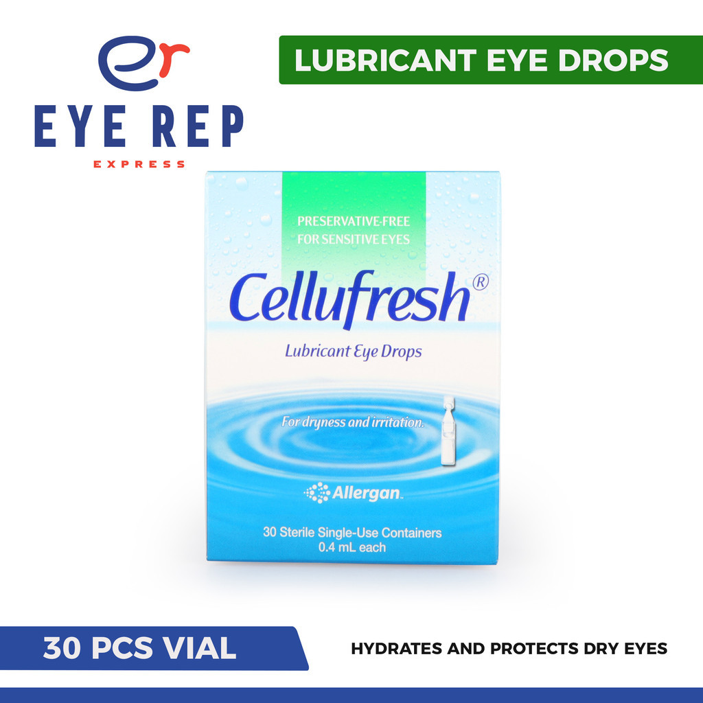 Cellufresh Preservative-FREE Eye Drops for Relieves Dry Eyes (30 x 0 ...