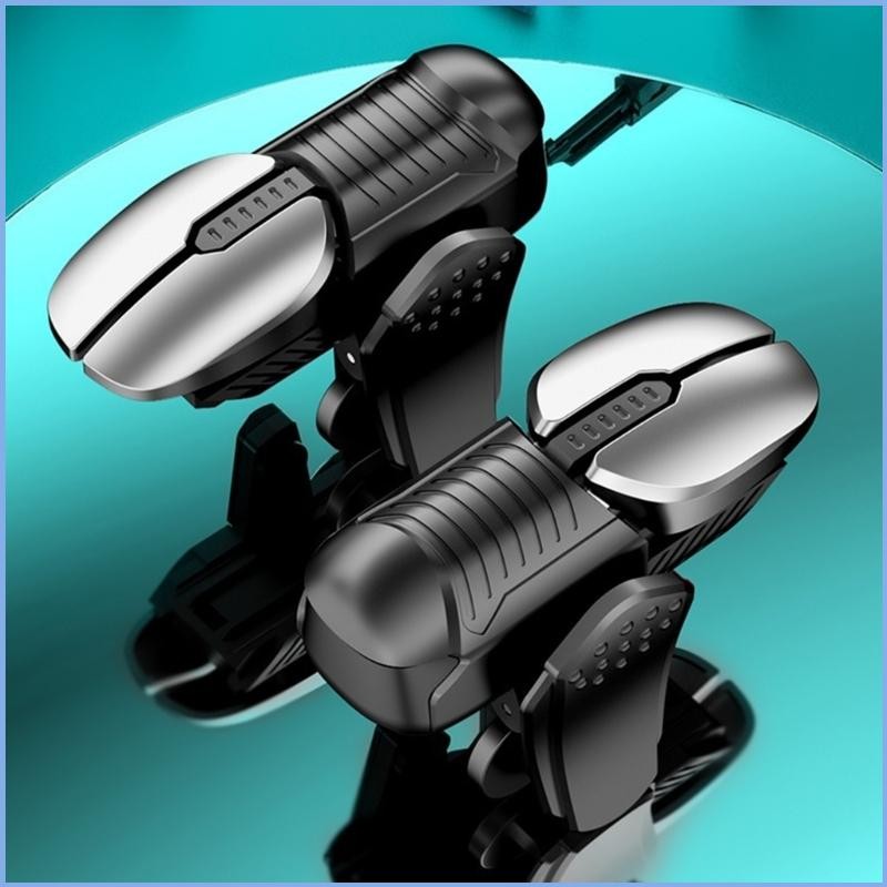 EZR 6 Finger Aim Button Mobile Phone Game Triggers Controller Button ...
