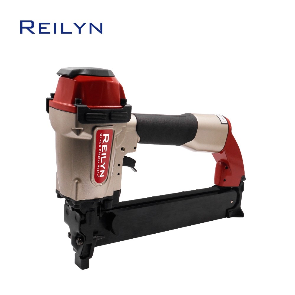 16 Gauge Pneumatic Stapler N851 7/16-inch Medium Crown Air Staple Gun ...