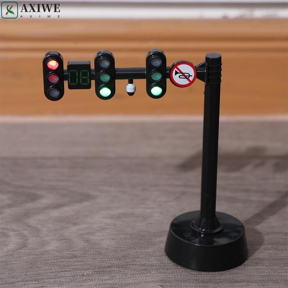 AXIWE Traffic Toy Light Signs, Safety Model Mini Stop Model Toys ...