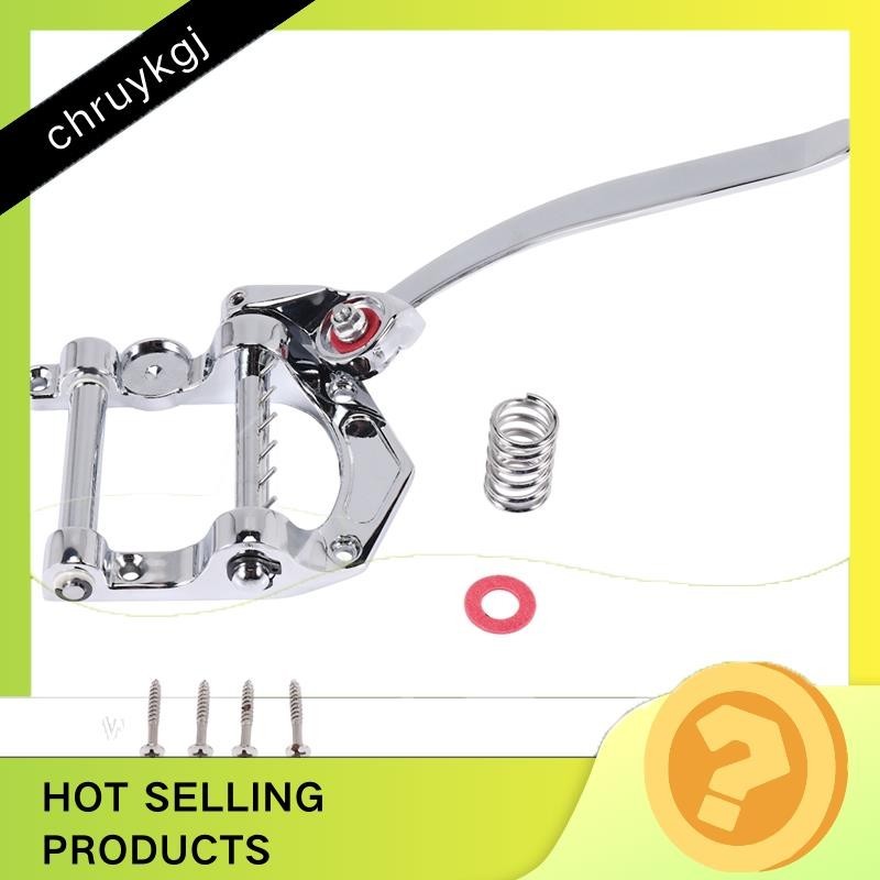 chruykgj Guitar Vibrato Tailpiece Tremolo Flat Top Body Tremolo Unit Vibrato Bridge for Tele, SG ...