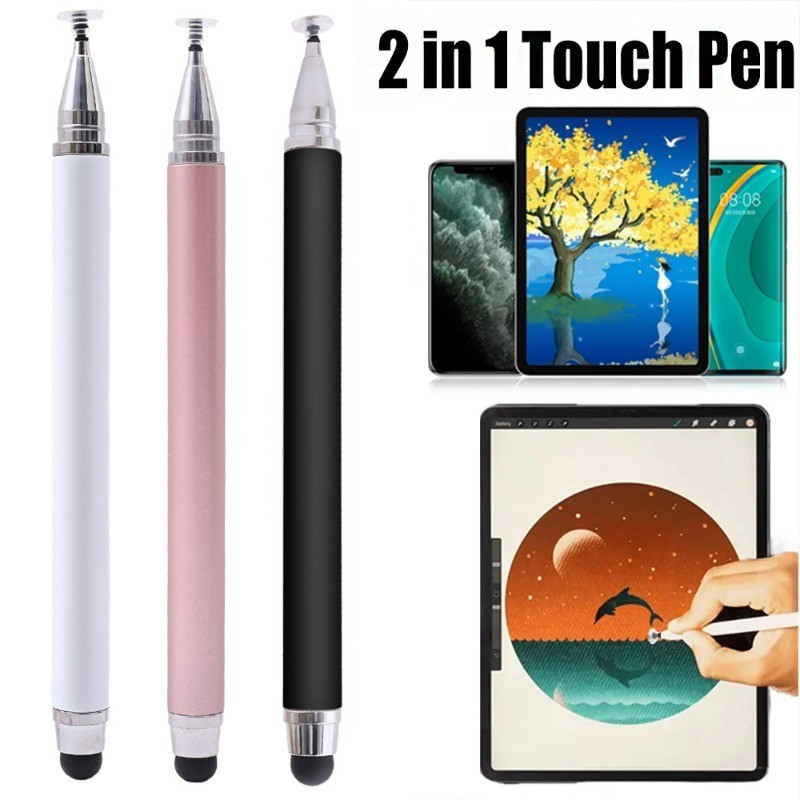 Double Head Touch Screen Pen / 2 in 1 High Sensitivity Stylus Pens for ...