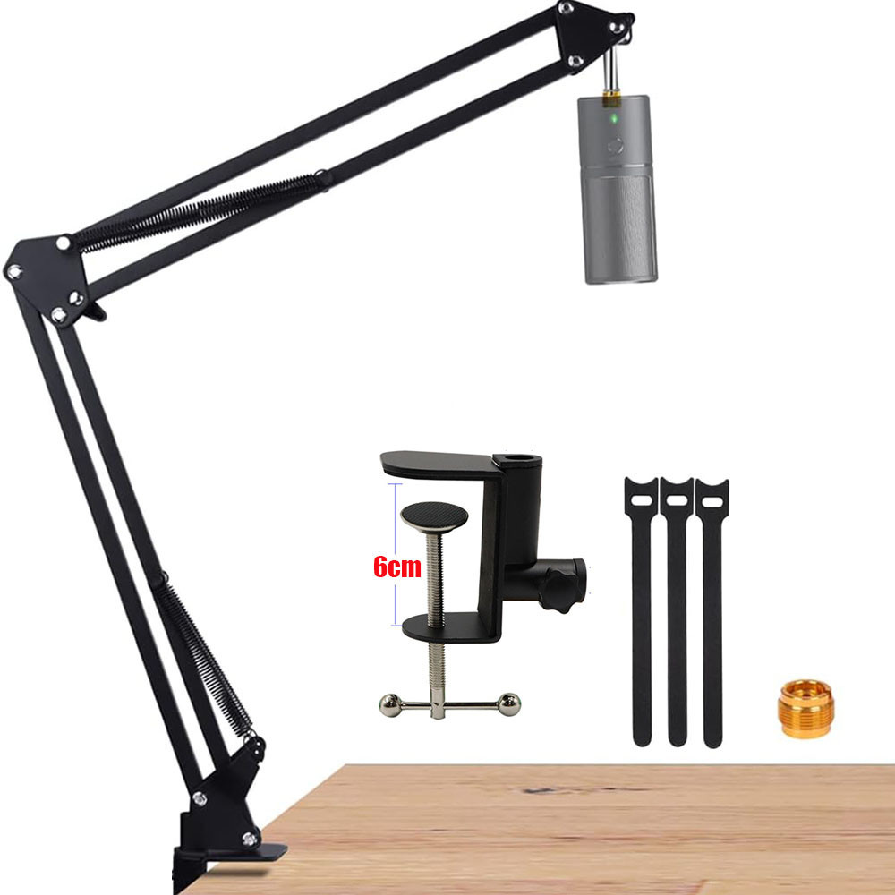 Boom Arm for Hyperx Solocast Mic, Upgraded Microphone Stand, Adjustable ...