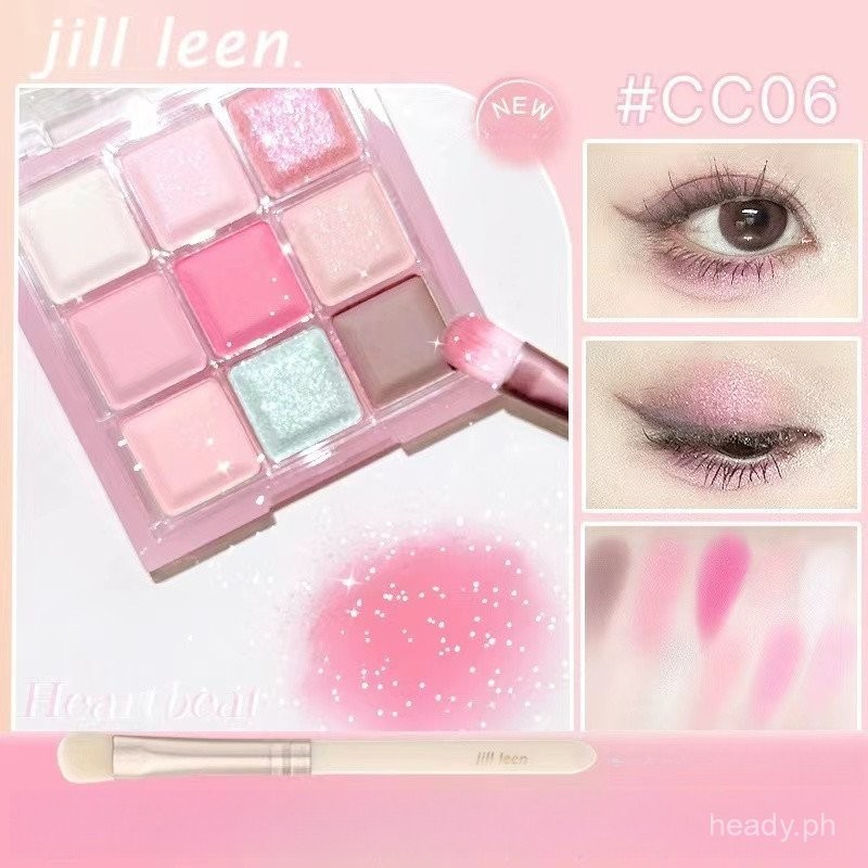 JILL LEEN Nine-color Eyeshadow Palette Low Saturation Bare Makeup ...